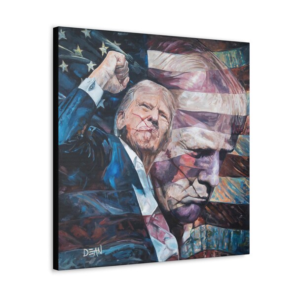 Trump Canvas Wall Art - Etsy