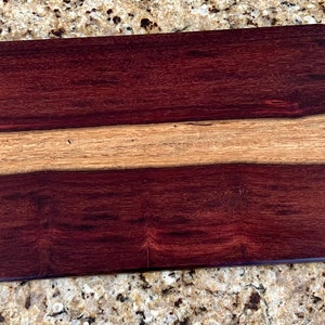 Exotic Katalox Wood Charcuterie Board, Cutting Board With Handle, Wood ...