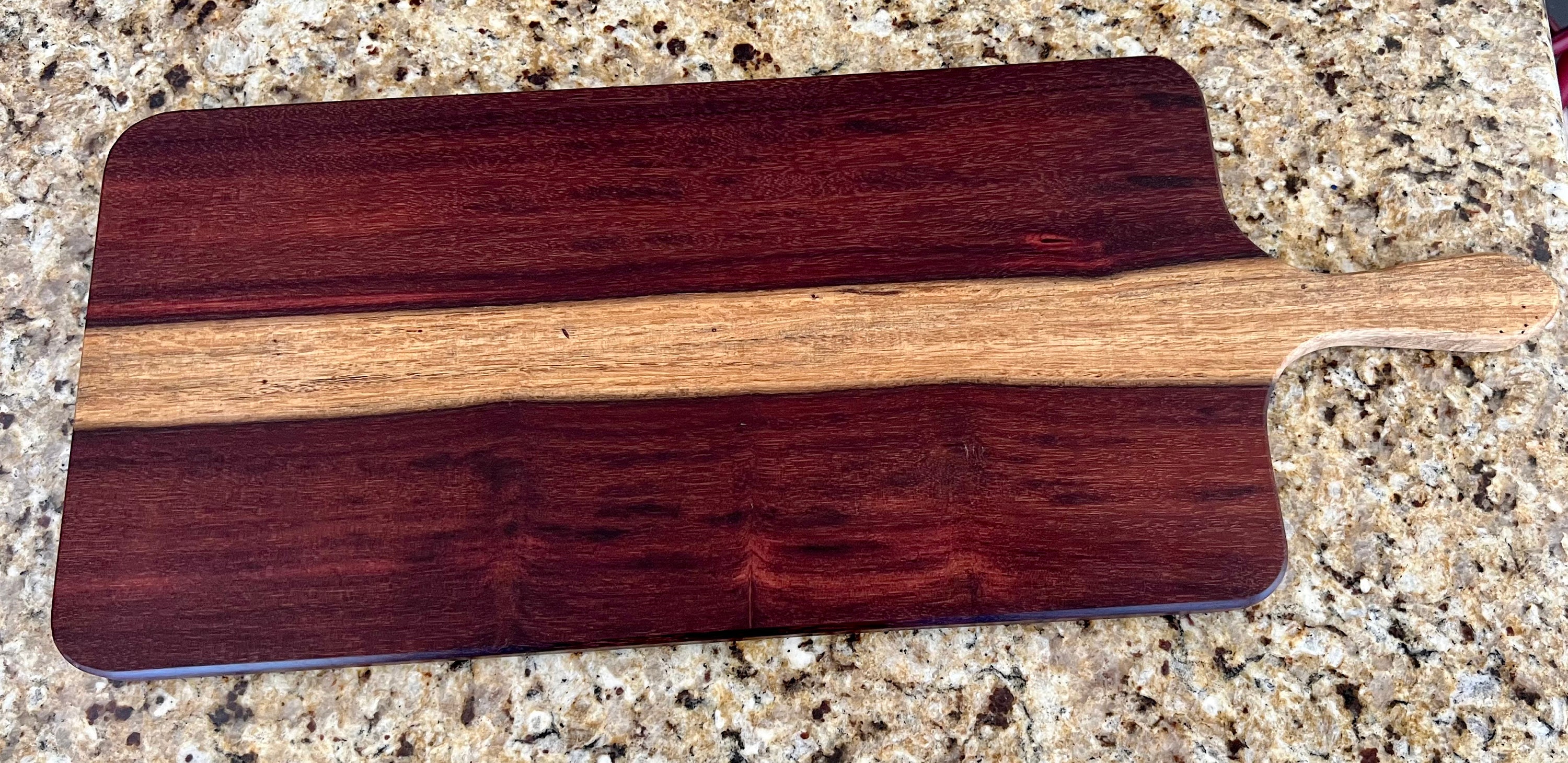 Exotic Katalox Wood Charcuterie Board, Cutting Board With Handle, Wood ...