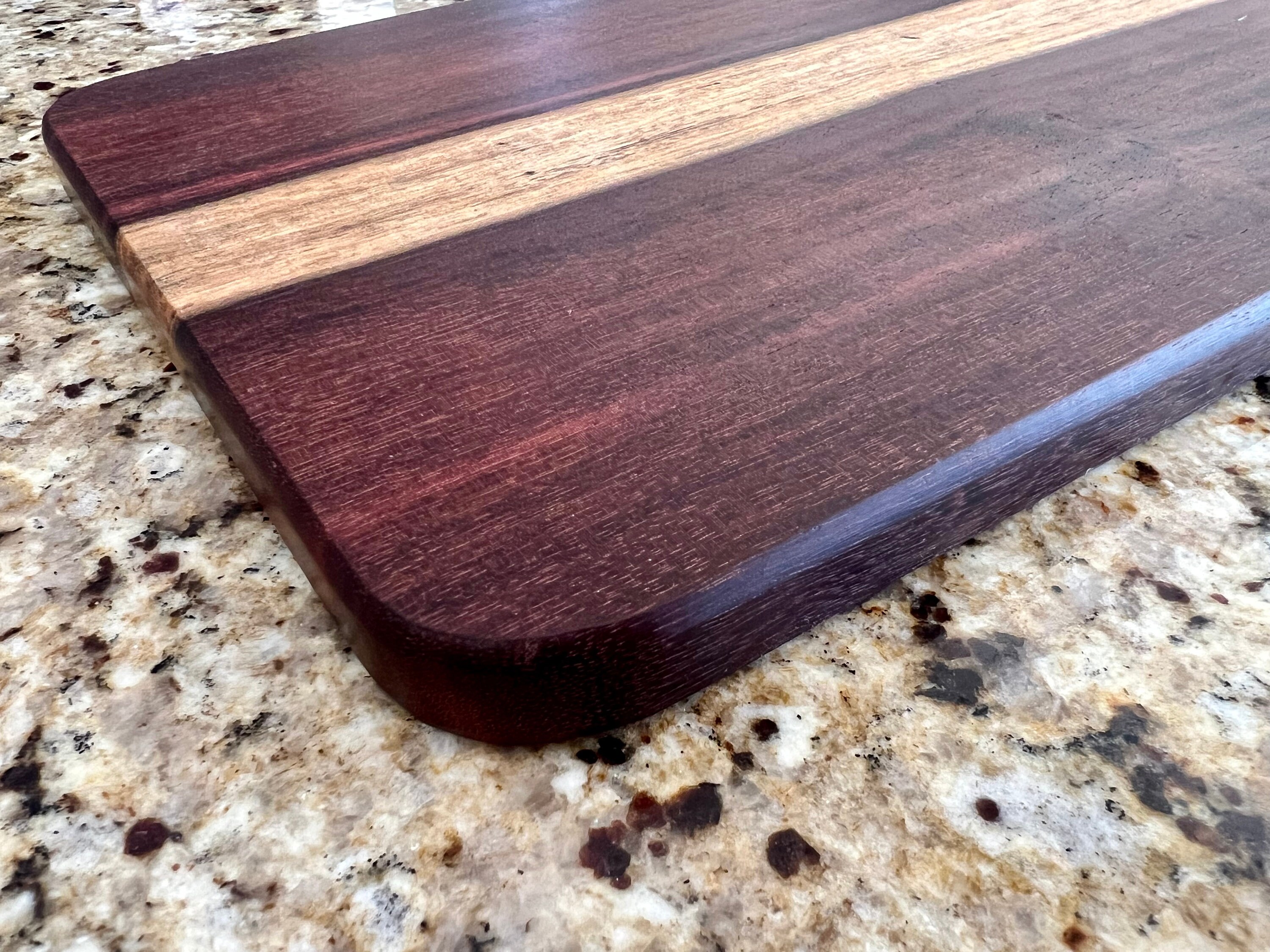 Exotic Katalox Wood Charcuterie Board, Cutting Board With Handle, Wood ...