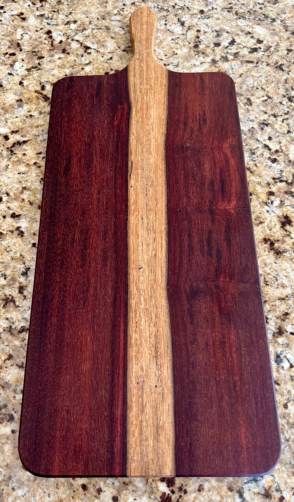 Exotic Katalox Wood Charcuterie Board, Cutting Board With Handle, Wood ...