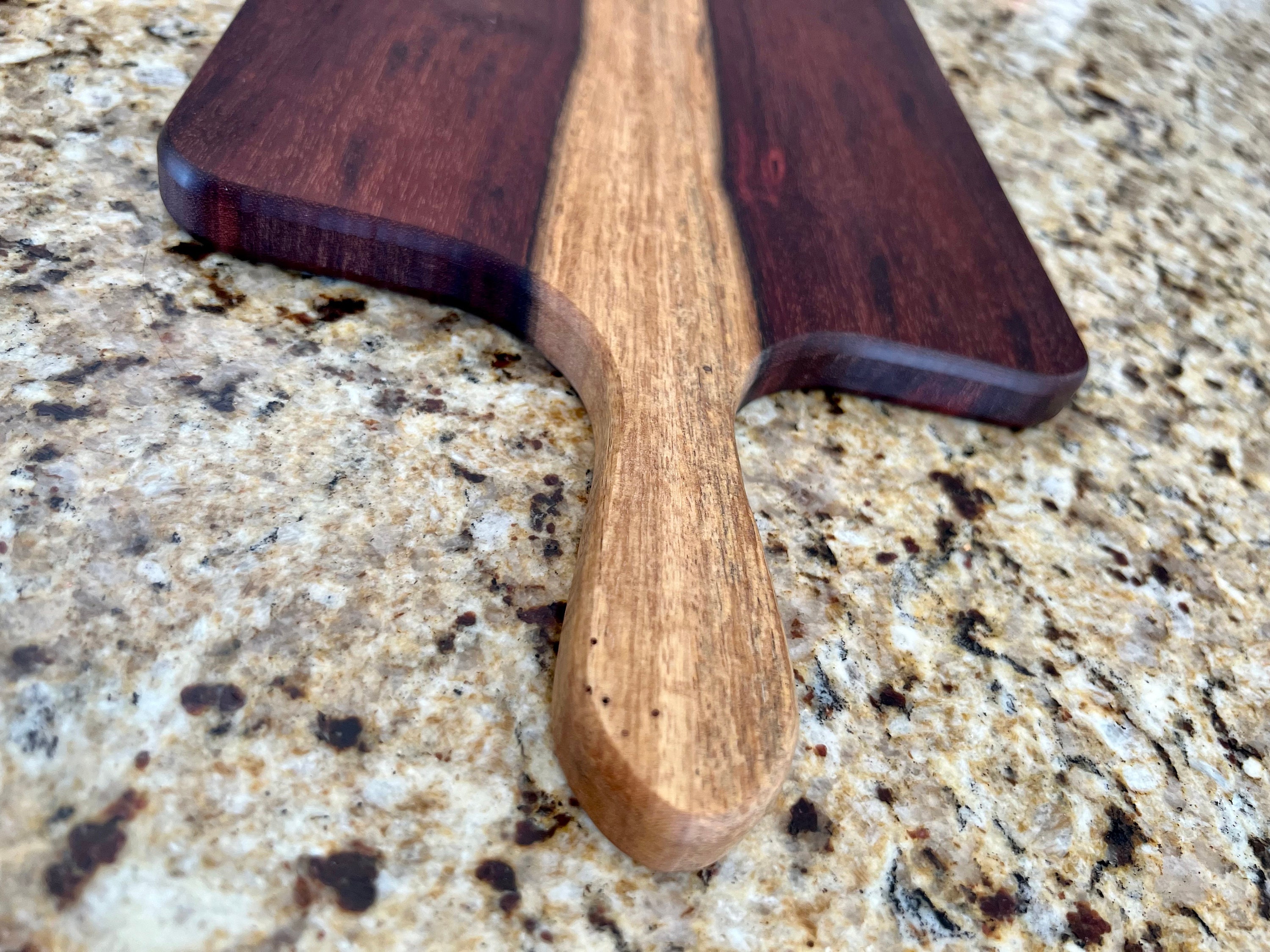Exotic Katalox Wood Charcuterie Board, Cutting Board With Handle, Wood ...