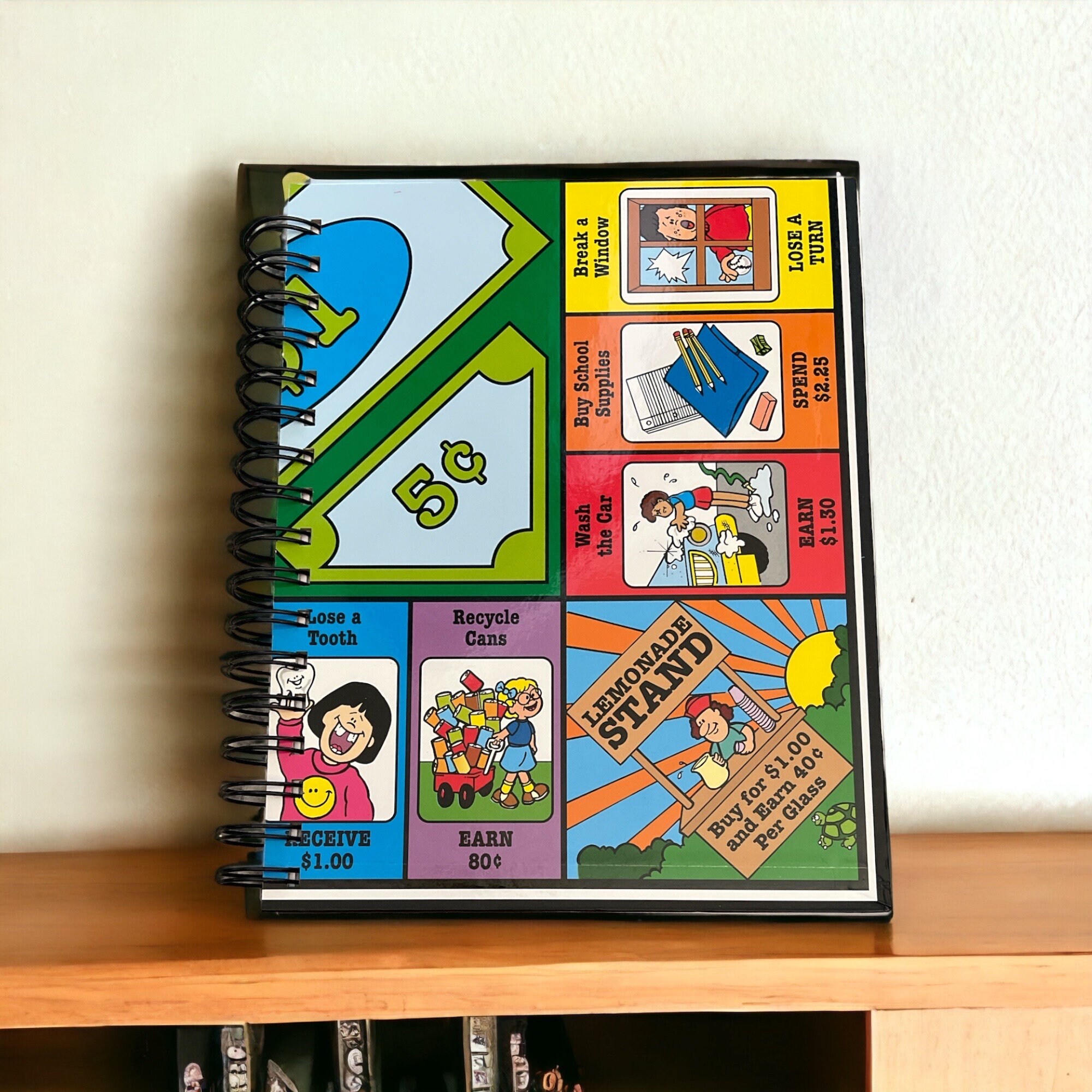 The Allowance Game Board Game Notebook 7x9 - Etsy