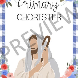 Primary Chorister Planner for 2025 - Etsy
