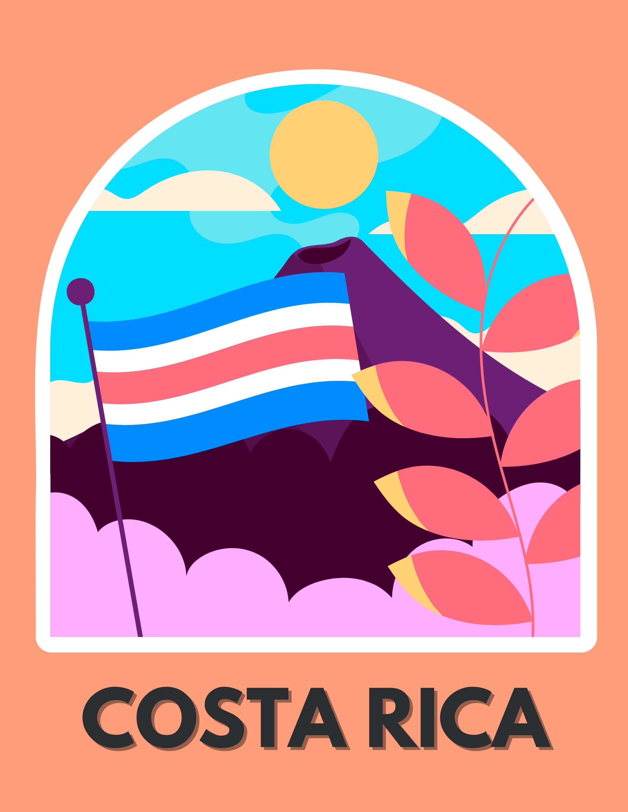 Vibrant Costa Rican Poster Prints Bundle, Instant Digital Download - Etsy