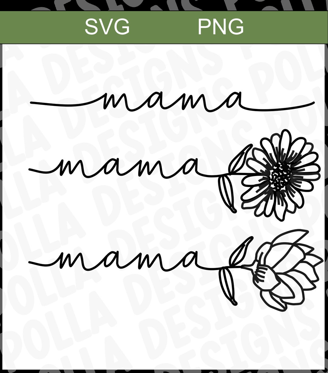 Mom SVG, Mother Svg, Mother's Day SVG, Flower Svg, Flower Png, Mum Svg ...