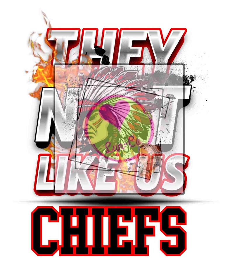 They Not Like Us- Chiefs - Etsy