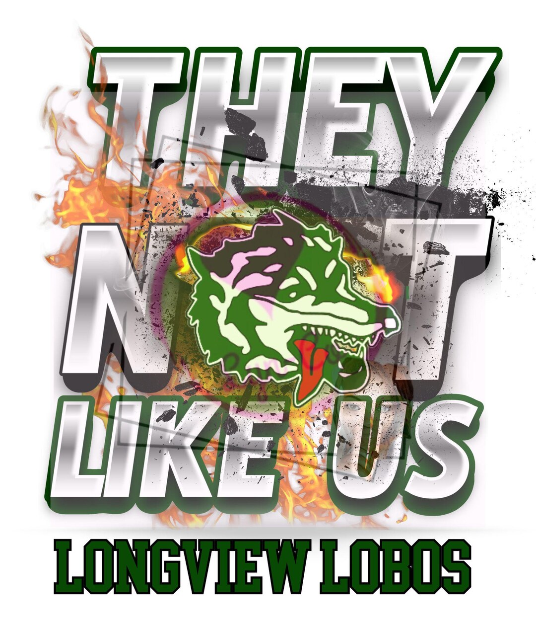 They Not Like Us-longview Lobos - Etsy