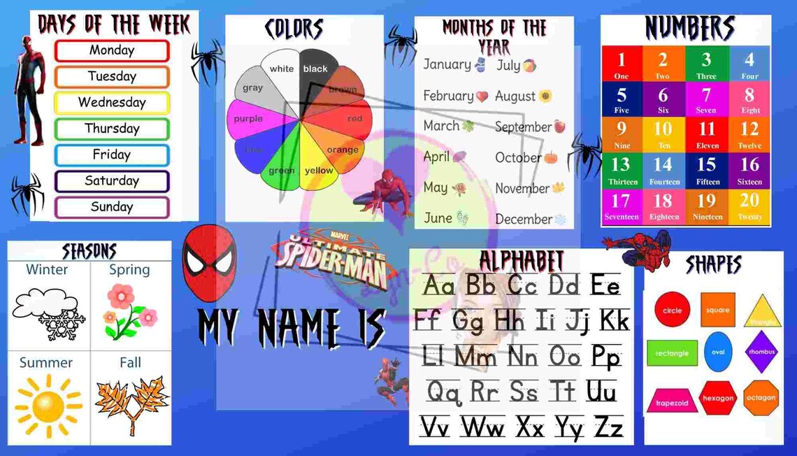 Spider Man Learning Tumbler PNG - Etsy