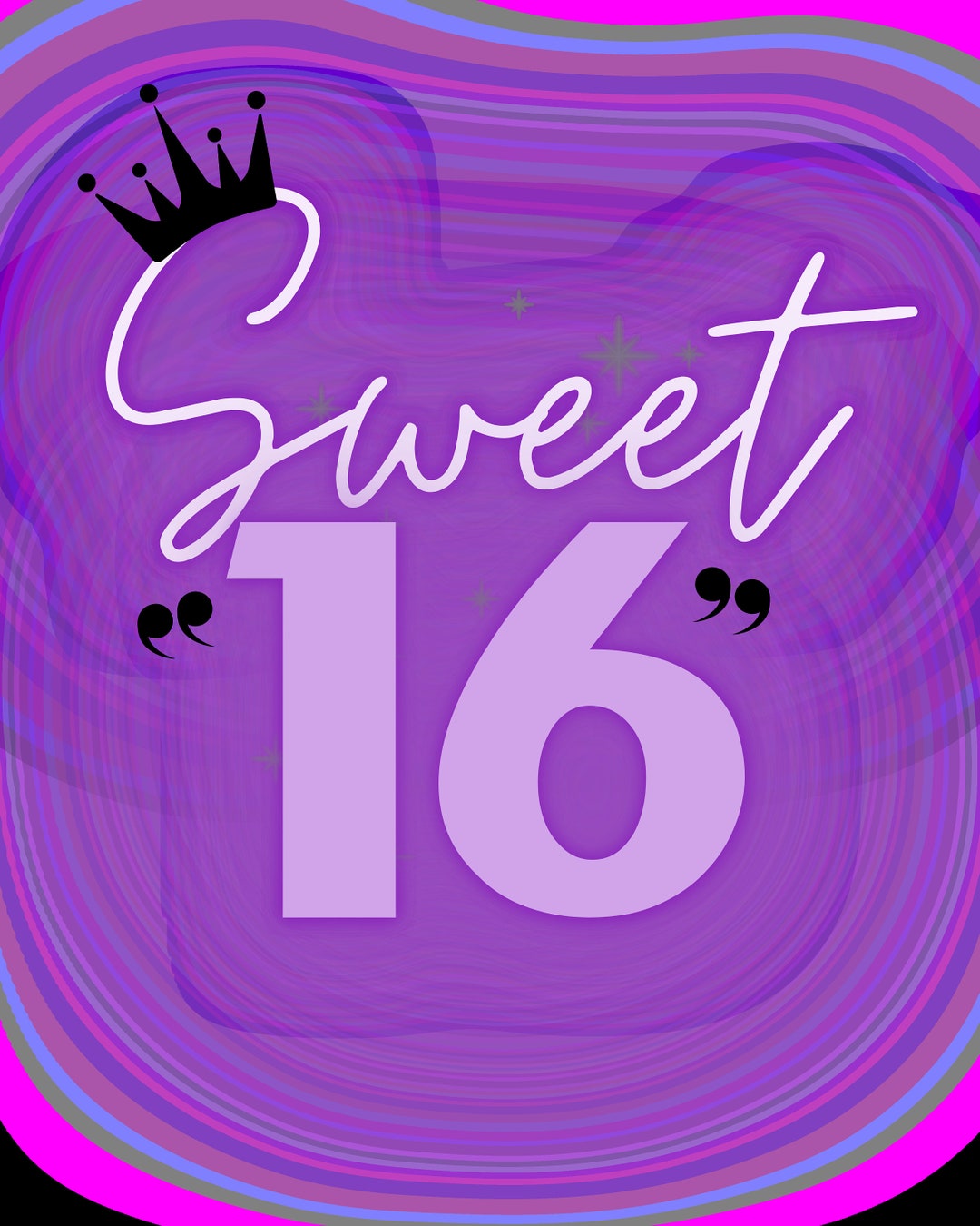 Sweet 16 Png - Etsy