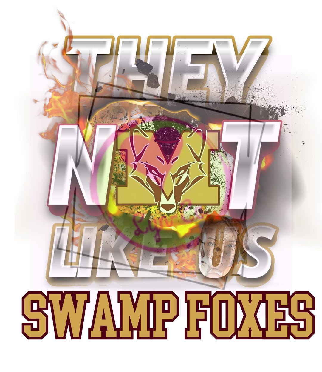 They Not Like Us-swamp Foxes - Etsy