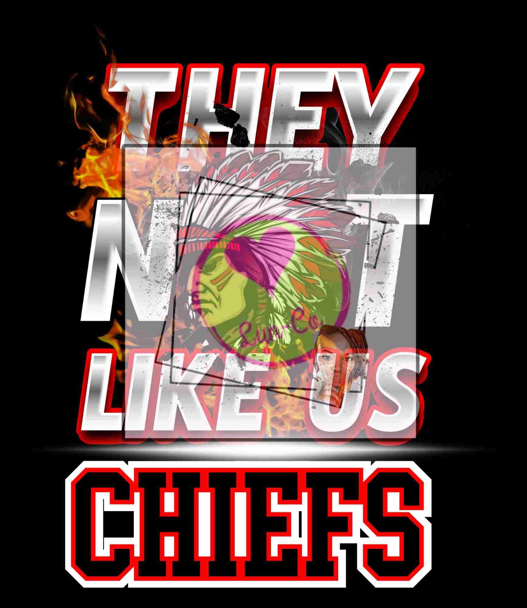They Not Like Us- Chiefs - Etsy
