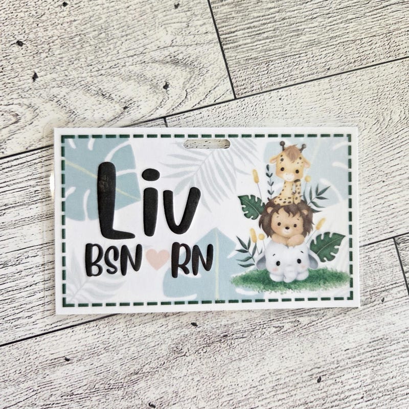 Jungle Animals Badge Reel - Etsy