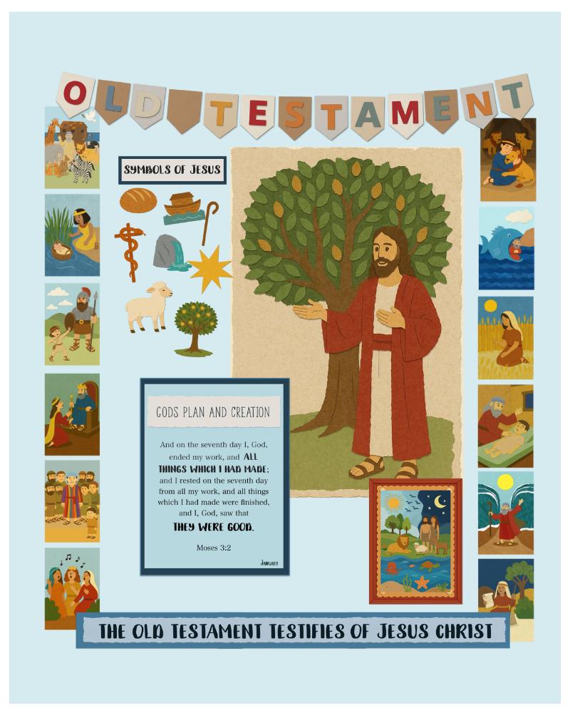 Old Testament Bulletin Board, Come Follow Me 2026 DIGITAL DOWNLOAD - Etsy