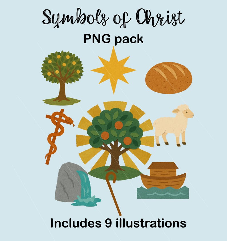 Old Testament, Come Follow Me Symbols of Christ - Etsy