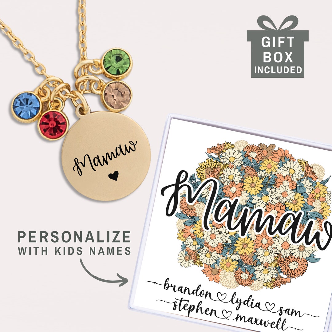 Mamaw Gifts Mamaw Jewelry for Mother's Day Gift for Mamaw From ...