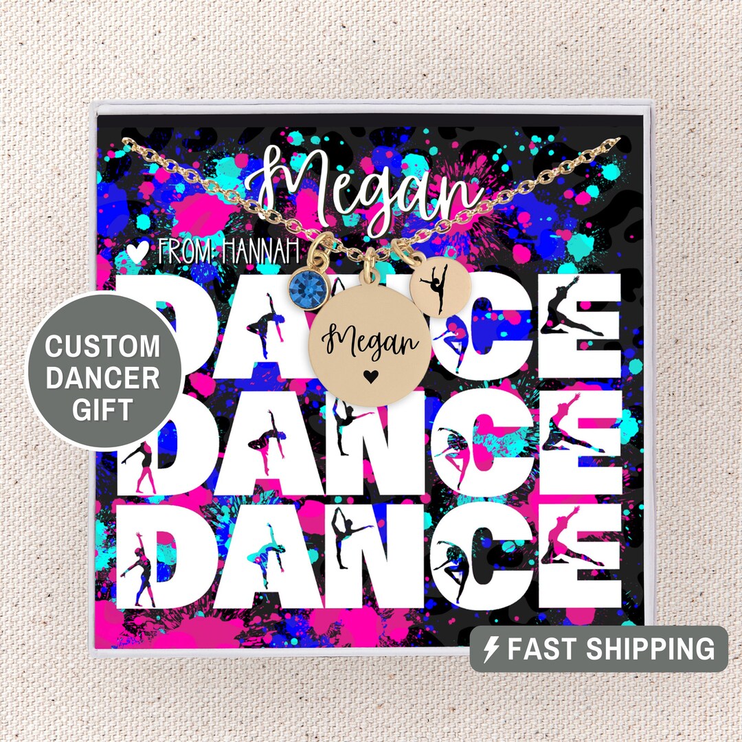 Personalized Dance Gifts Ballet Necklace Bulk Dance Recital Gifts ...