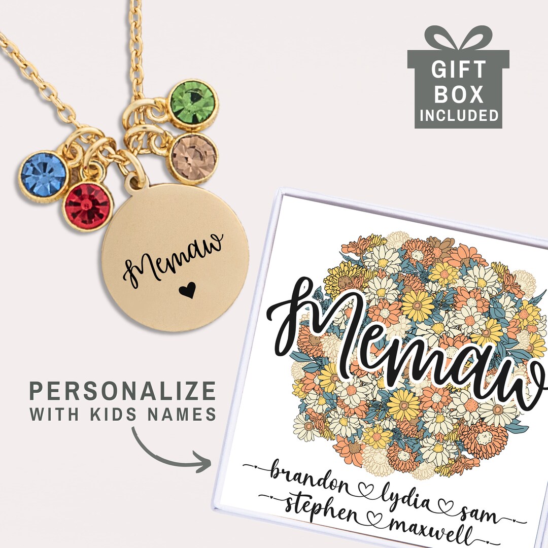 Memaw Gifts Memaw Jewelry for Mother's Day Gift for Memaw From ...