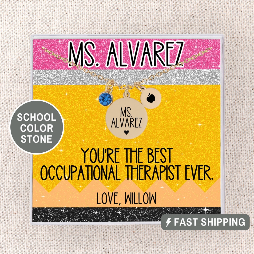 Occupational Therapy Gifts for OT Custom OT Gift Therapist Appreciation ...