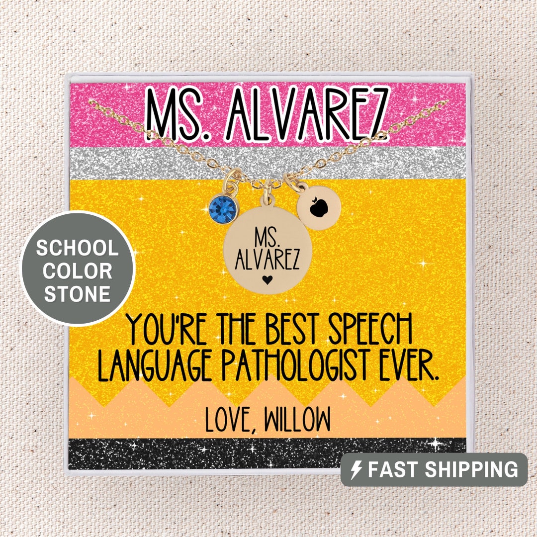 SLP Gifts Speech Language Pathologist Gift School Speechie Appreciation ...