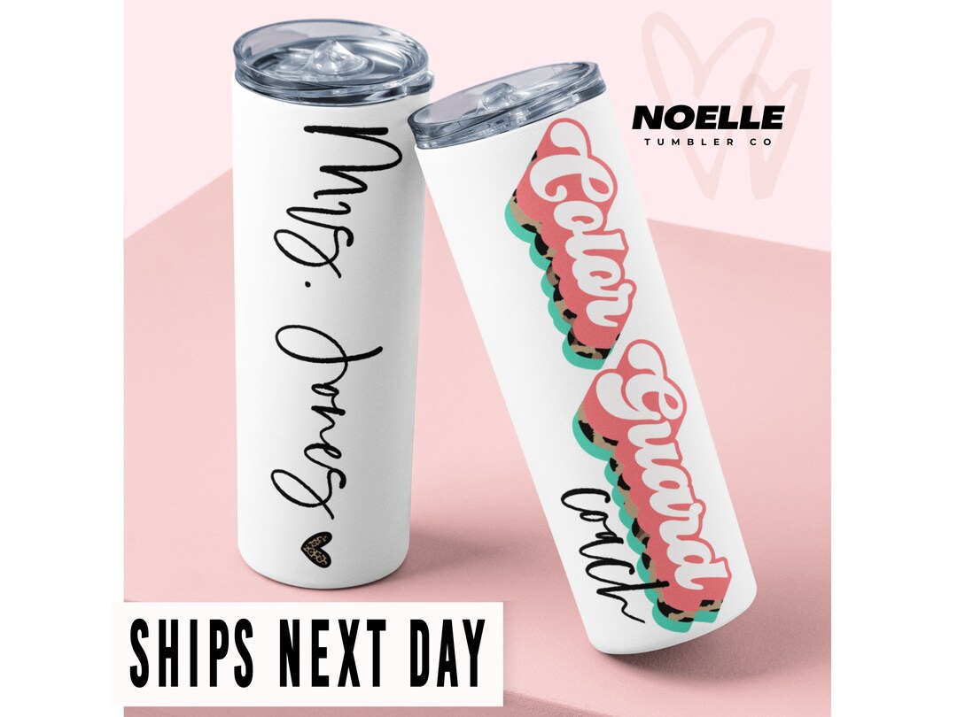 Personalized Color Guard Coach Tumbler Gift for Color Guard Coach ...