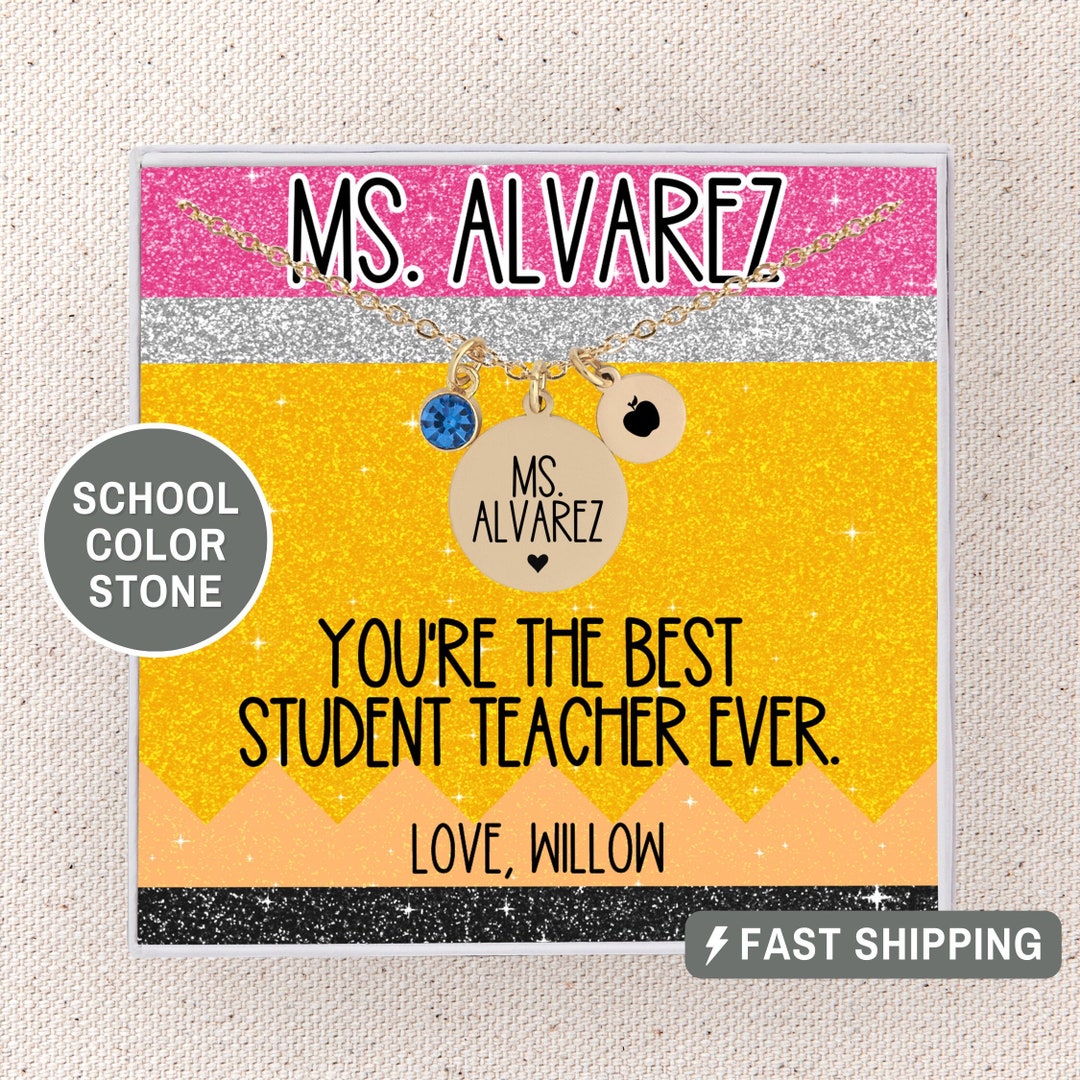 Student Teacher Gift From Teacher Appreciation Gifts Education Major ...