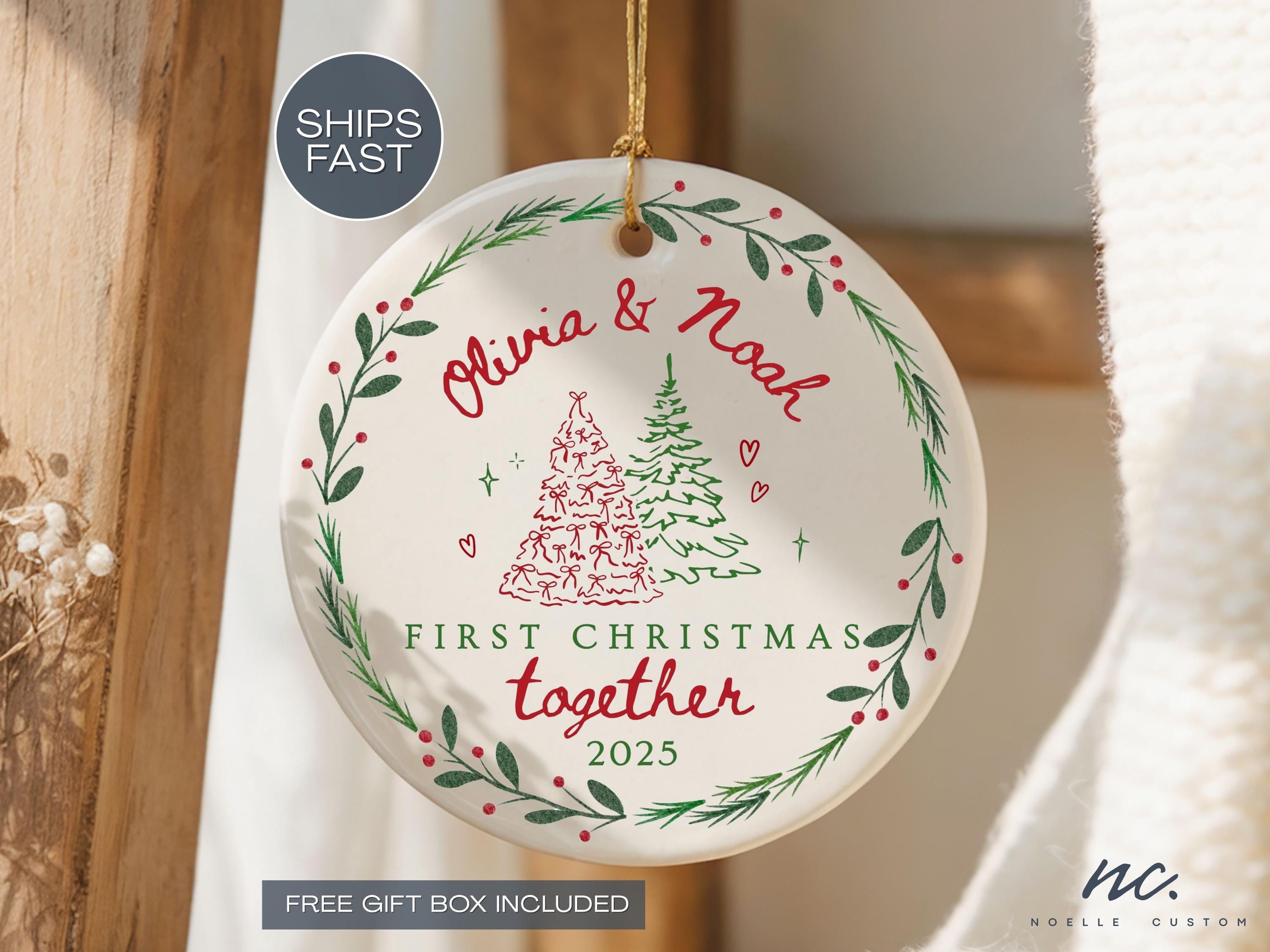 Together Ornament Couples Christmas Ornament Personalized Couple ...