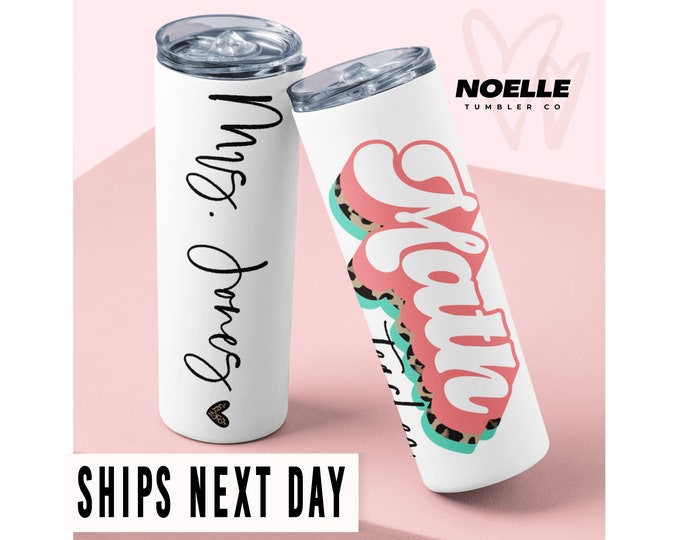 Math Teacher Tumbler Cup Math Teacher Gift Gift for Teacher Teacher ...