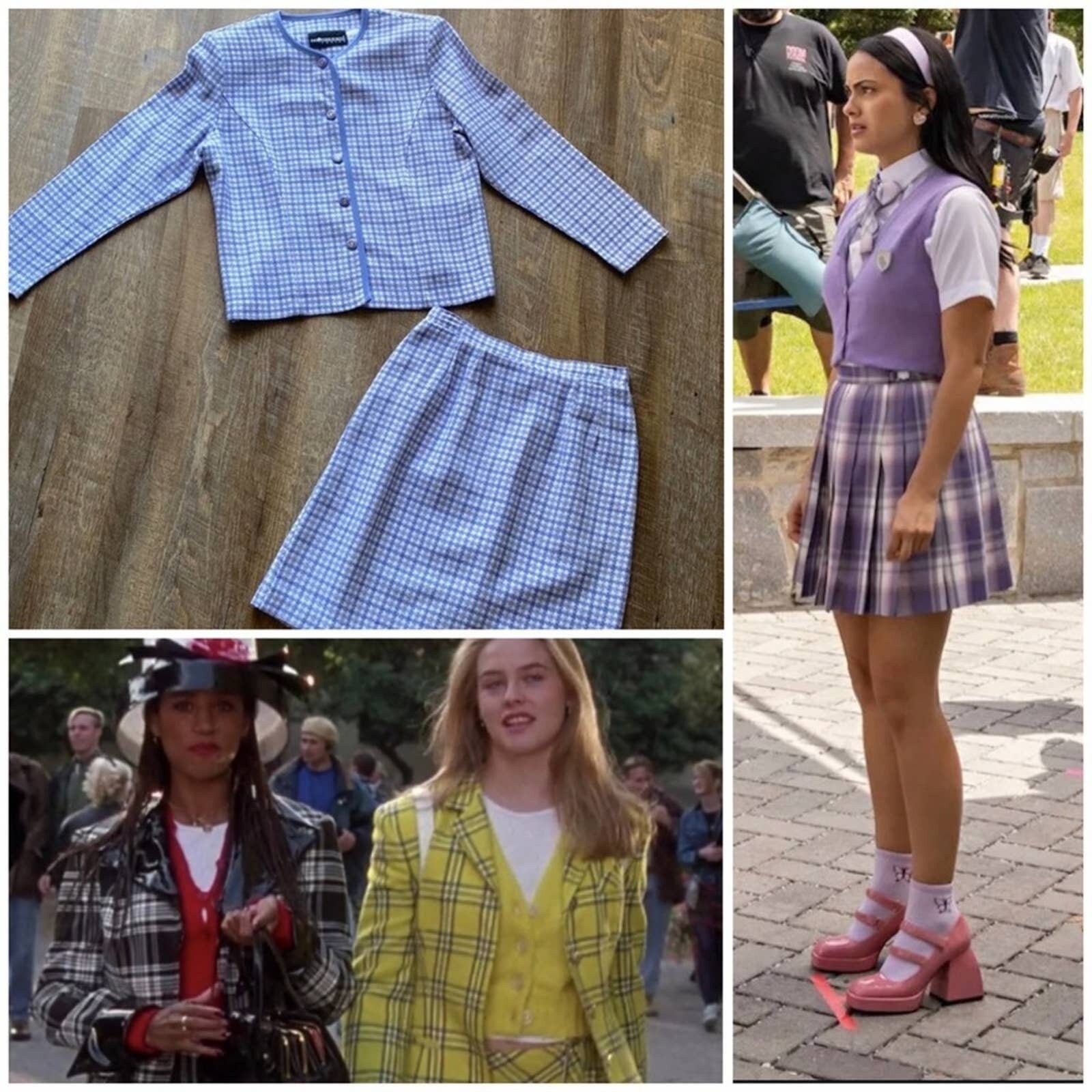 Blair Waldorf Plaid Skirt