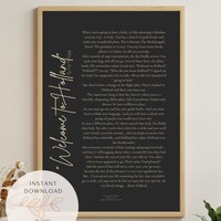Welcome to Holland Tulip Full Poem Print | Special Needs Art | Down ...