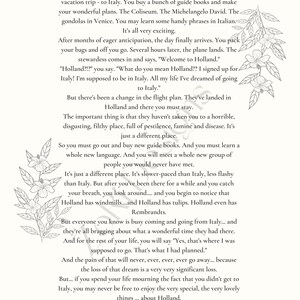 Light Flower Welcome to Holland Poem | Special Needs Art | Down ...