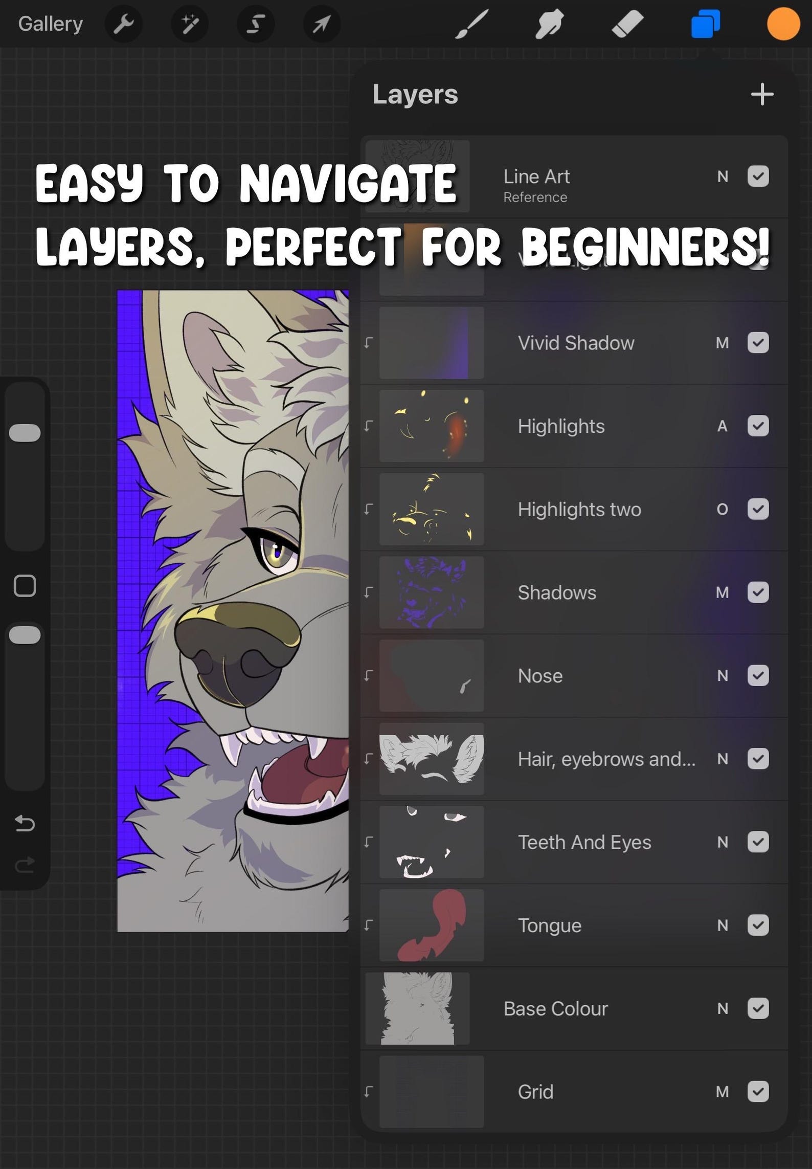 Canine Furry Headshot Base | Usable as Icon and Profile Picture - Etsy