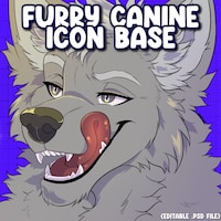 P2U Canine Furry Base Icon Autumn Themed PSD + PNG - Etsy