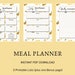 Menu Plan | Meal Plan | Weekly Meal Planner Bundle | Grocery | Meal ...