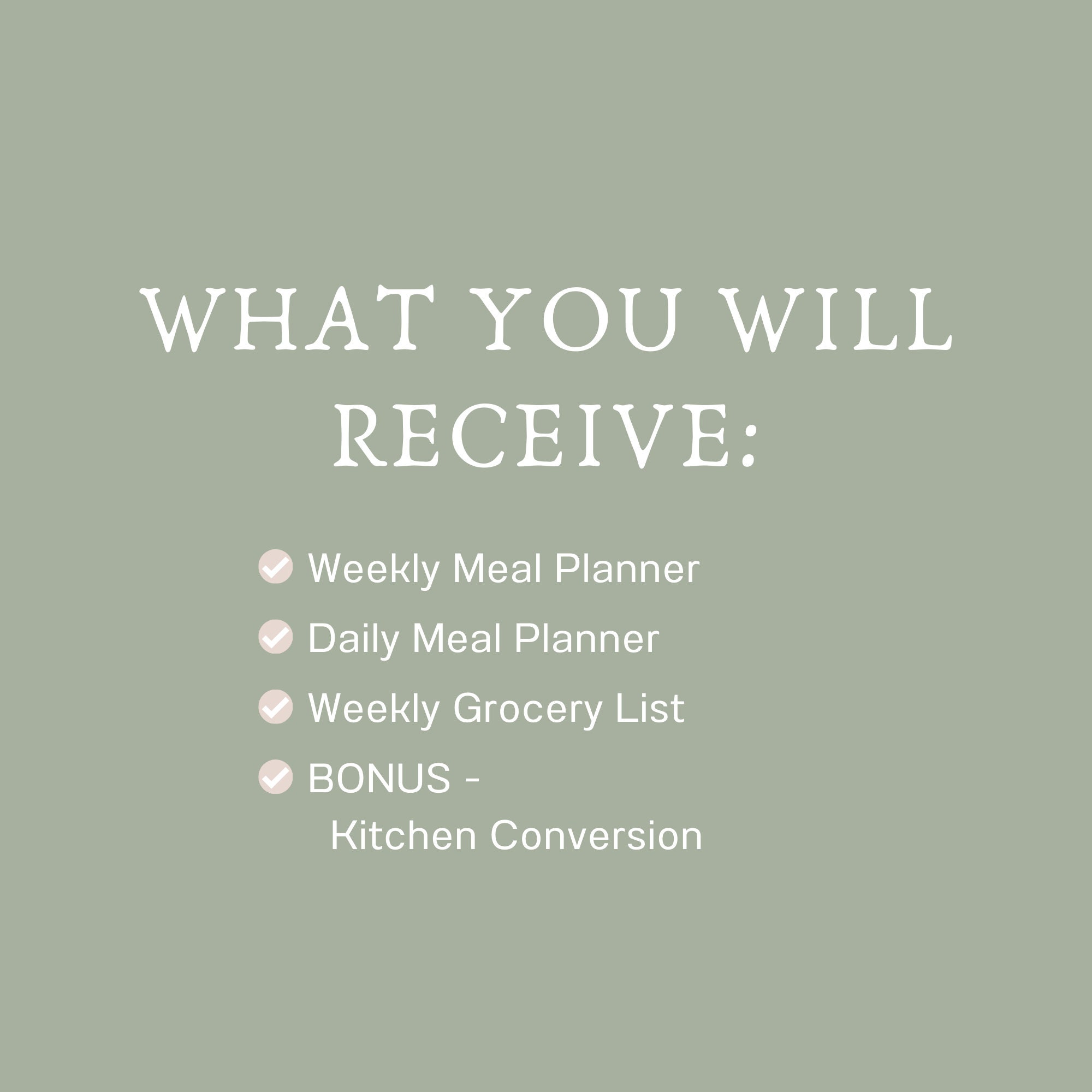 Menu Plan | Meal Plan | Weekly Meal Planner Bundle | Grocery | Meal ...