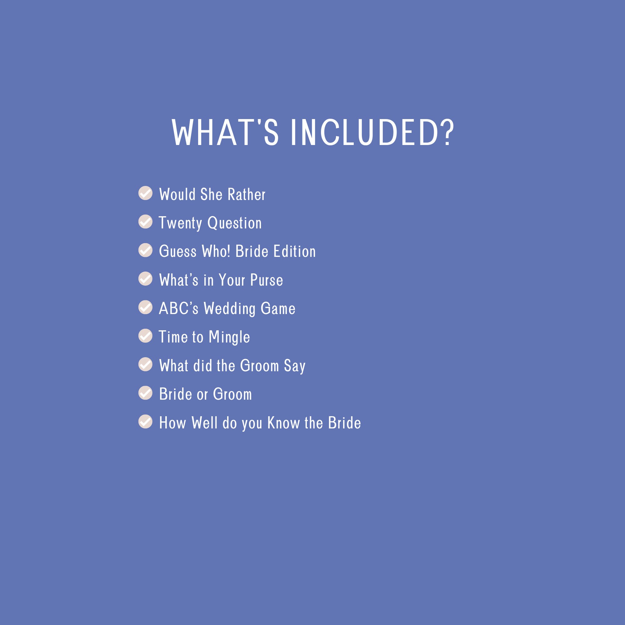 10 Printable Bridal Shower Games Bundle Dusty Blue Fun And Interactive