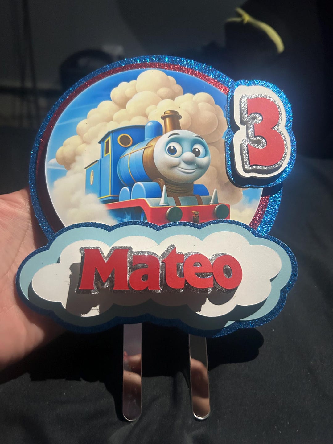 Thomas the Train Birthday Cake Topper - Etsy