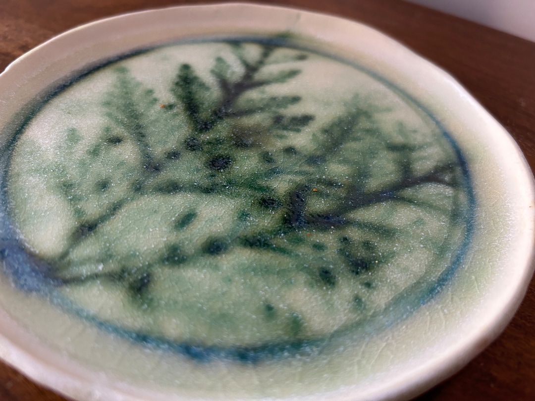 Fern Leaves Dish Handmade Pottery - Etsy