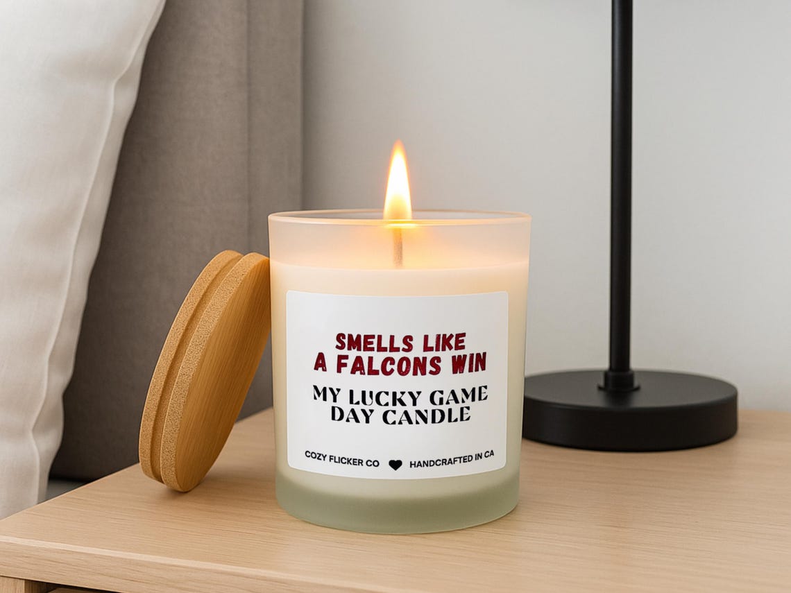 Smells Like A Falcons Win Candle | Unique Gift Idea | NFL Candle ...