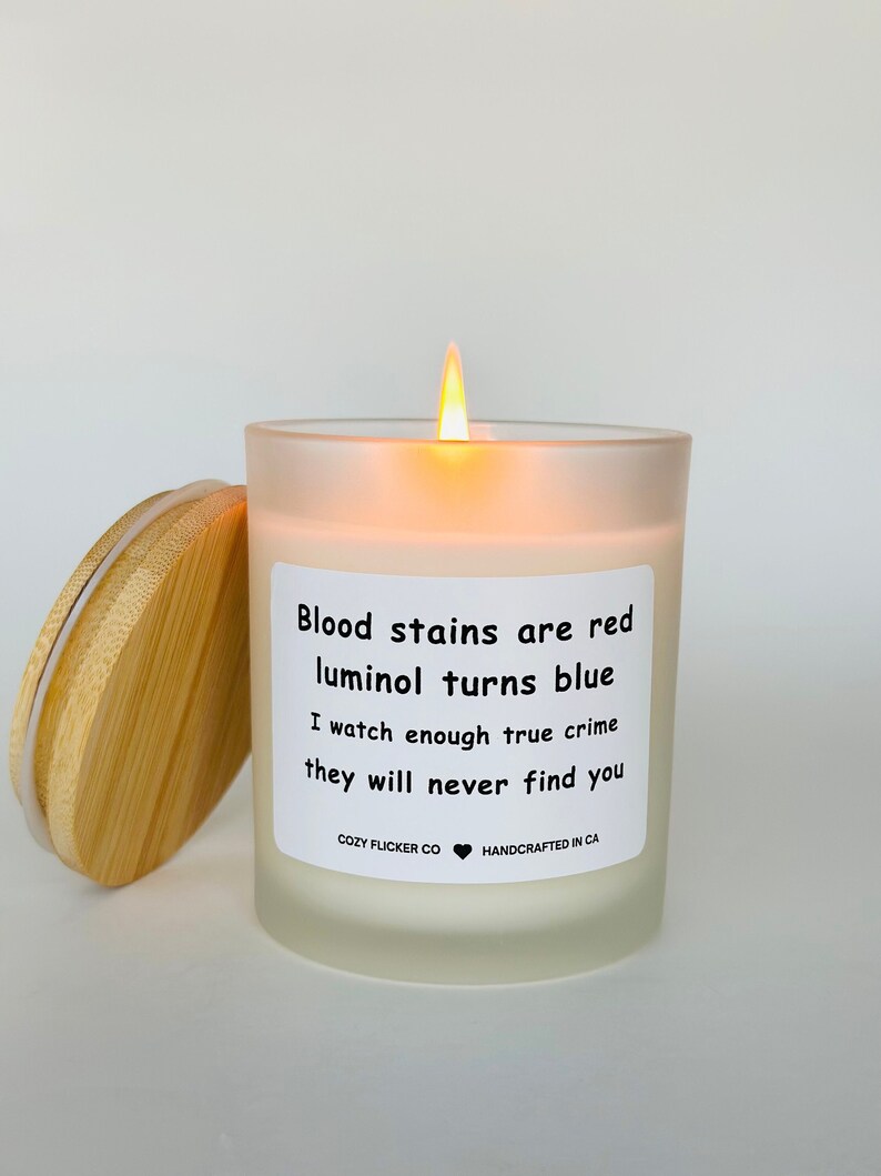 True Crime Candle, Crime Junkies, True Crime and Chill, True Crime ...