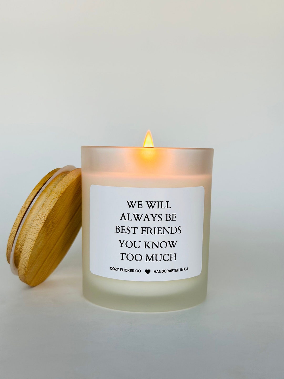 We Will Always Be Best Friends Candle Best Friends Birthday Gifts Long ...