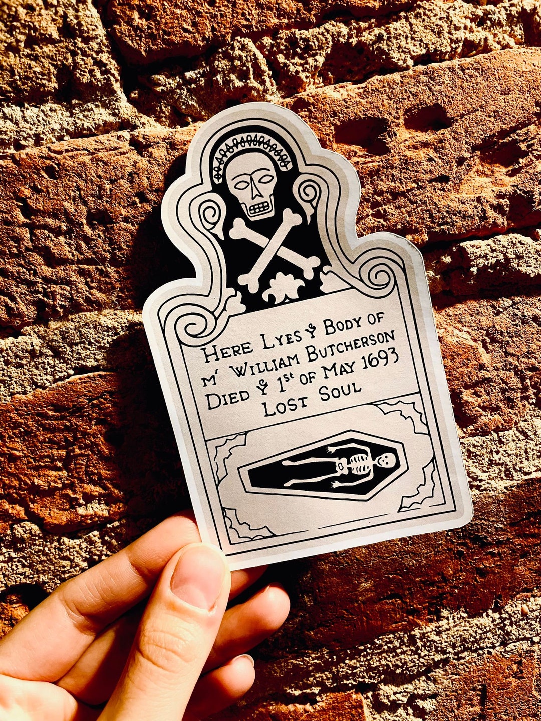 Hocus Pocus Billy Butcherson Headstone Sticker - Etsy Canada