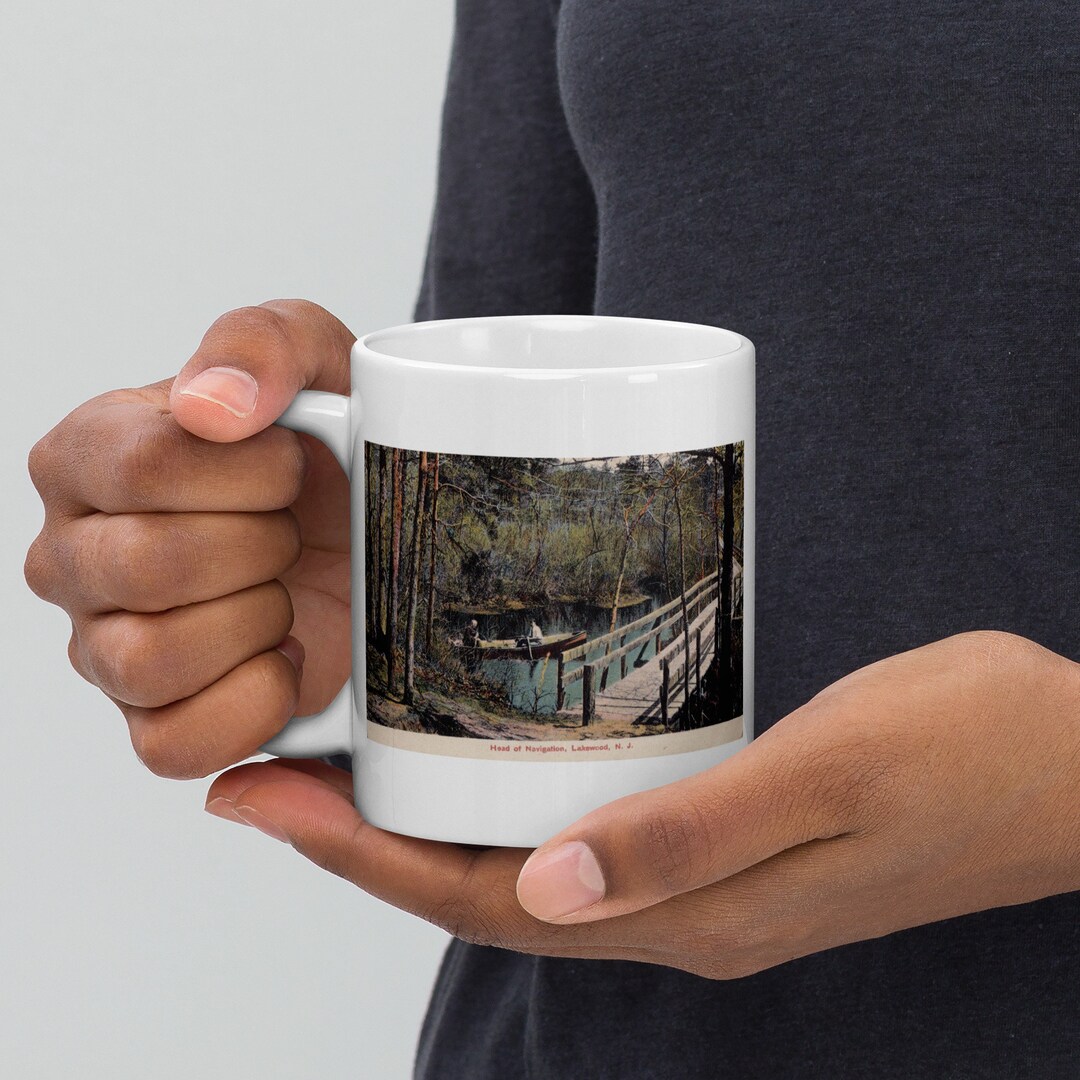 Vintage Postcard Mug Lakewood, New Jersey - Etsy