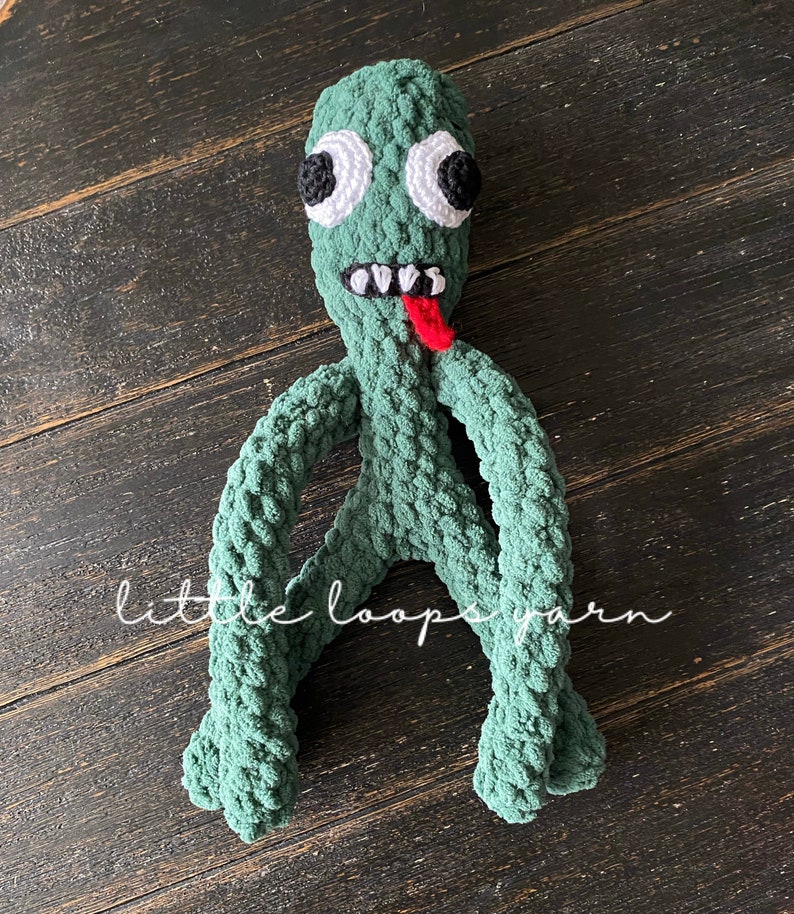 Rainbow Friends Green Plushie - Etsy