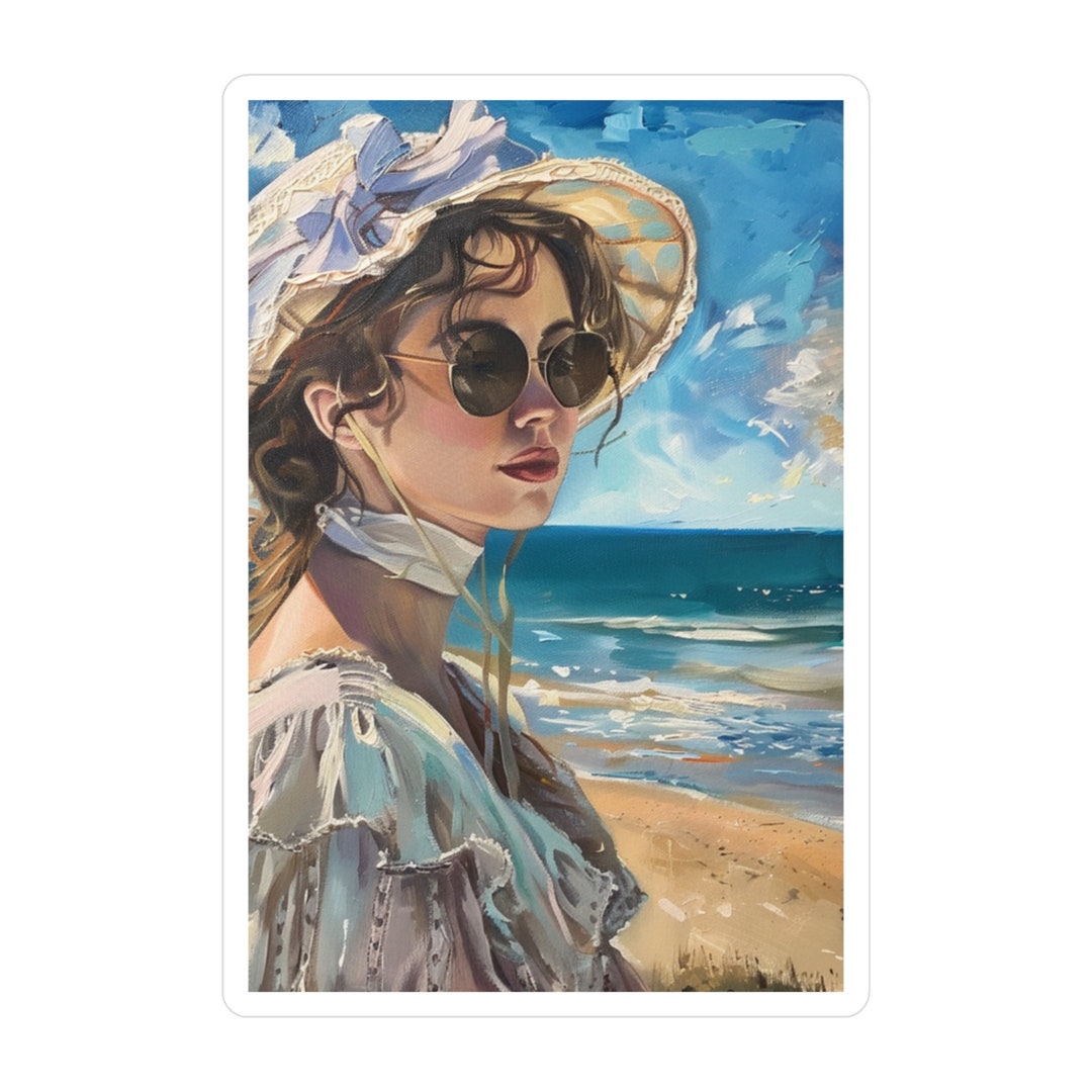 Charlotte Heywood in Sunglasses Sanditon Acrylic Fan Art Jane Austen ...