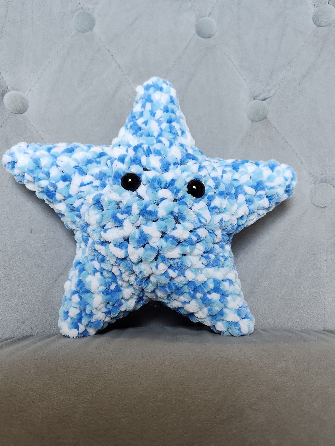 Crochet Starfish Plushie Handmade Starfish Custom Starfish Stuffed Toy ...