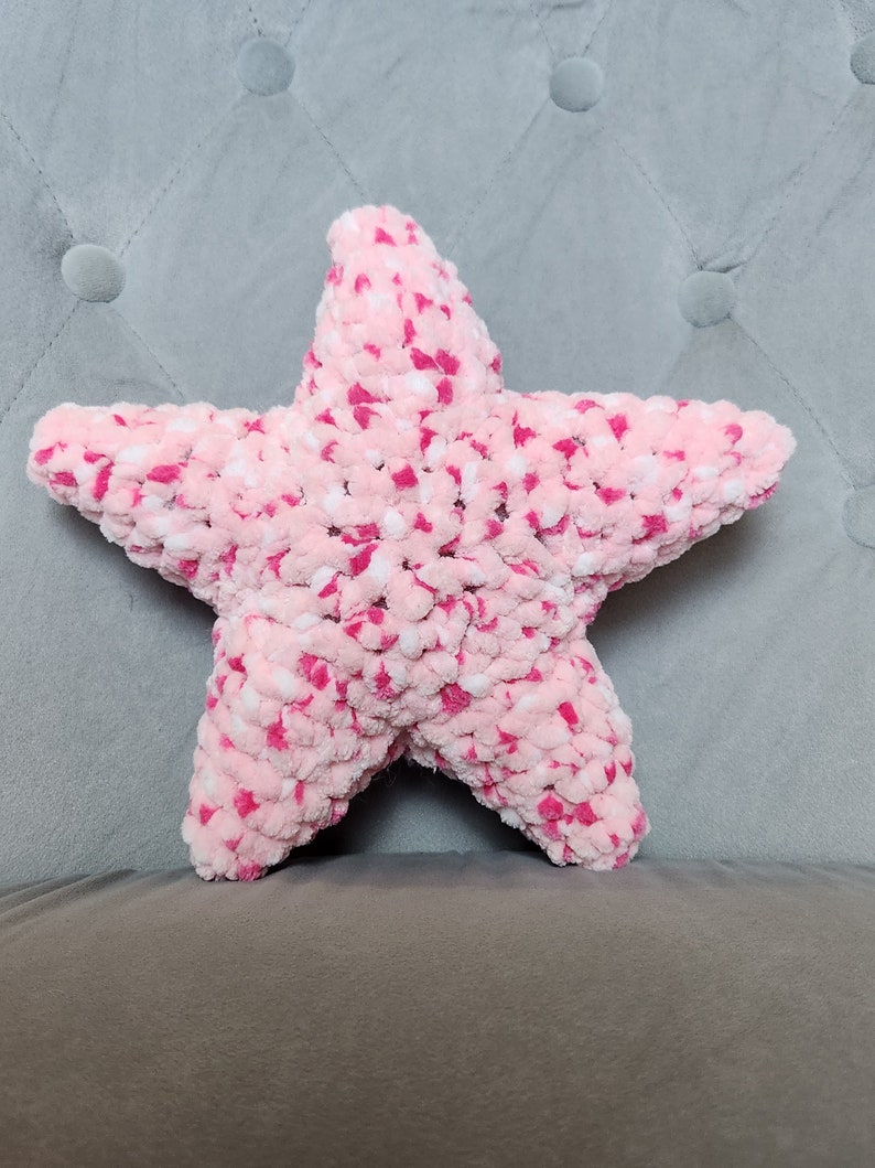 Crochet Starfish Plushie Handmade Starfish Custom Starfish Stuffed Toy ...