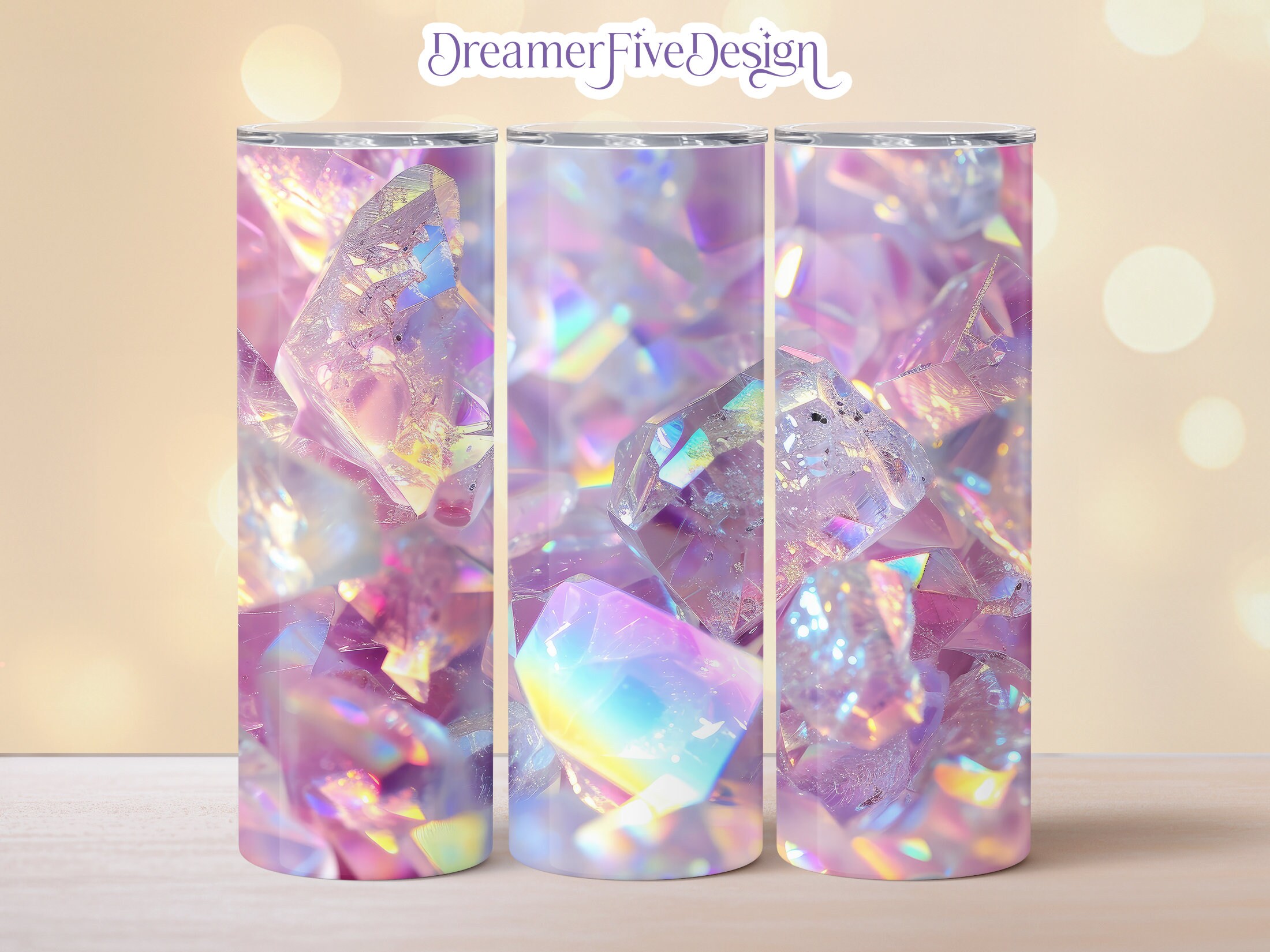 60 Agate Crystal Geode Opal Iridescent Seamless Straight Tapered ...