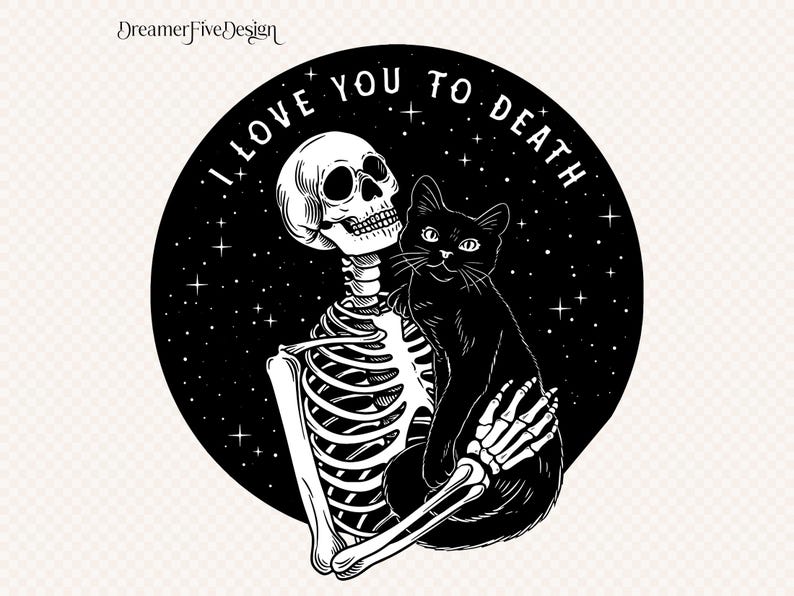 Cat Skeleton Png, Halloween Png, Cat Lover PNG, Cat Skeleton PNG ...