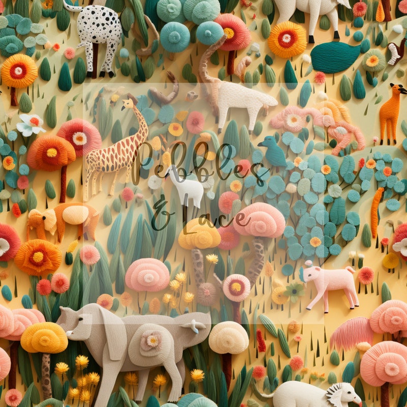 Zoo Animal Pattern - Etsy